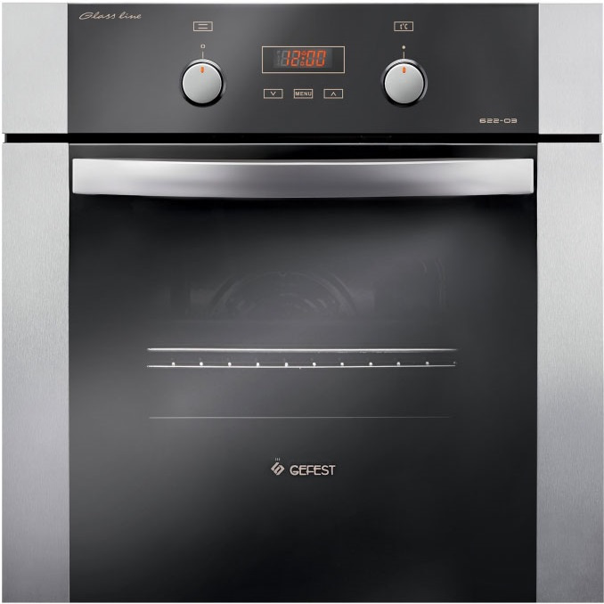 Духовой шкаф Gefest ЭДВ ДА 622-03 РН3, серебристый, черный купить на OZON по низкой цене (962715586)