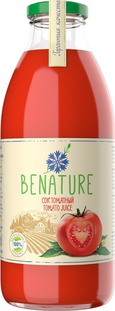 Сок-пюре BeNature томатный, 730 мл - купить с доставкой по выгодным ...
