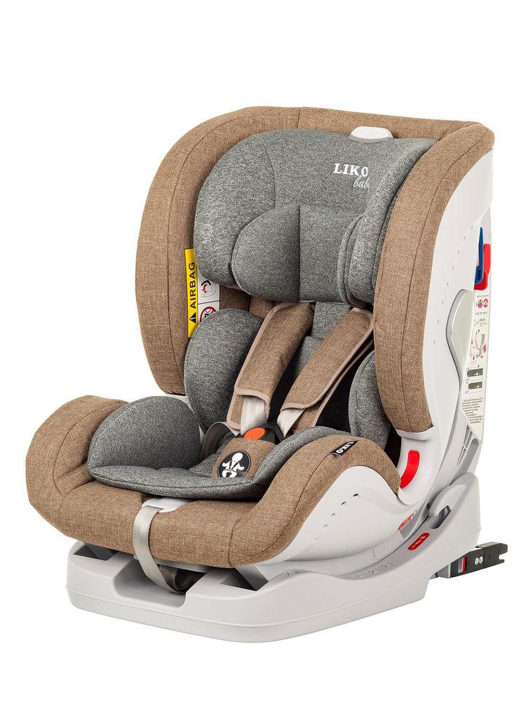 Автокресло LIKO BABY SPRINTER ISOFIT Коричневый/Лен - купить с ...
