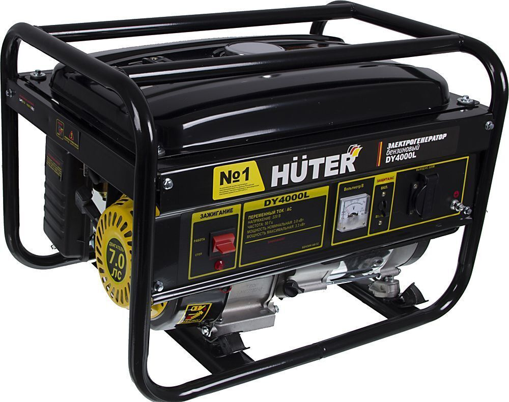 Электрогенератор DY4000L Huter - купить по низкой цене в интернет-магазине OZON (853467468)