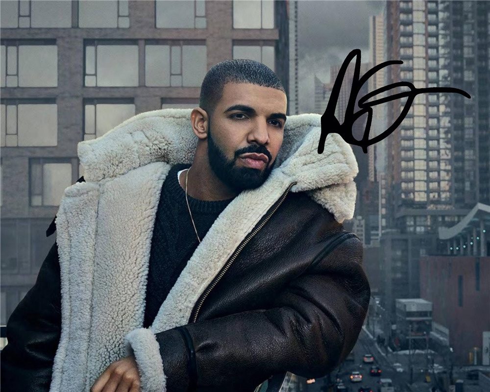 Автограф Дрейк - Автограф Drake Aubrey Graham Rap - Фото с автографом ...