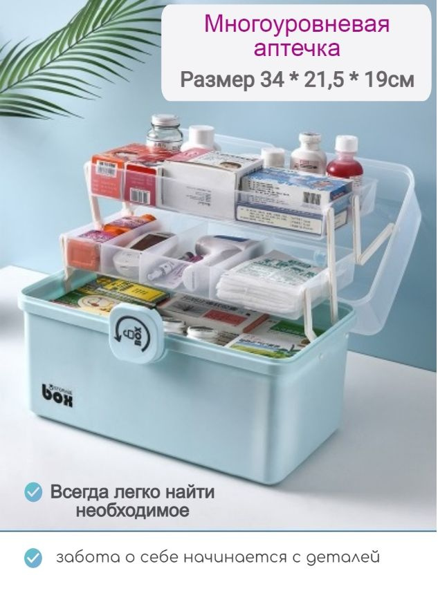 Аптечка домашняя Контейнер-органайзер для лекарств - купить с доставкой ...