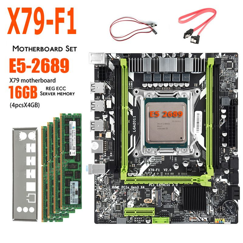 Материнская плата X79-F1 LGA 2011 MINI-ITX DDR3 купить по низкой цене с ...