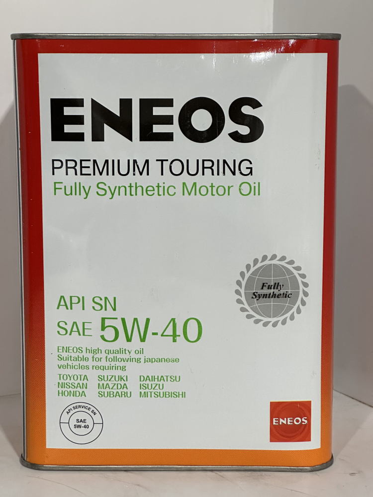 Масло моторное ENEOS 5W-40 Синтетическое - купить в интернет-магазине OZON (908373123)
