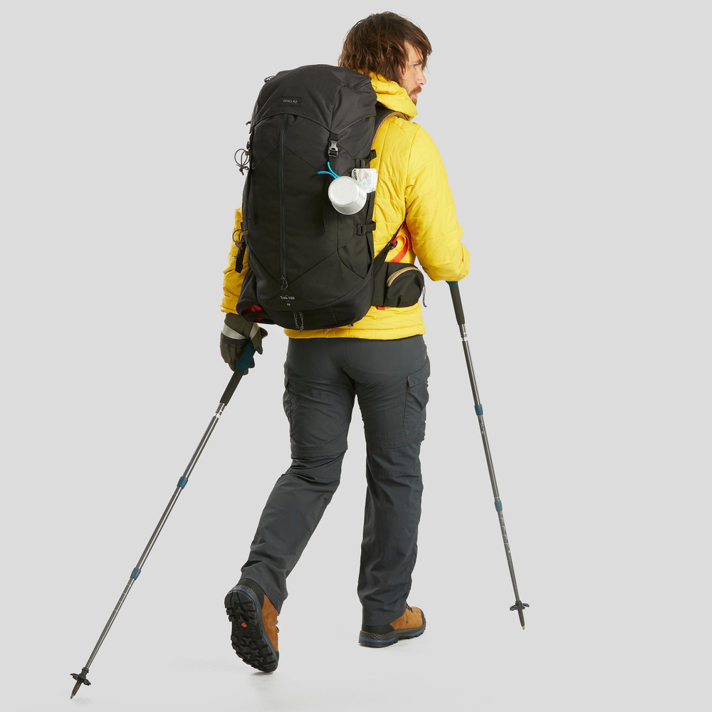 Рюкзак туристический DECATHLON Forclaz MT100 Easyfit- черный, 50 л ...