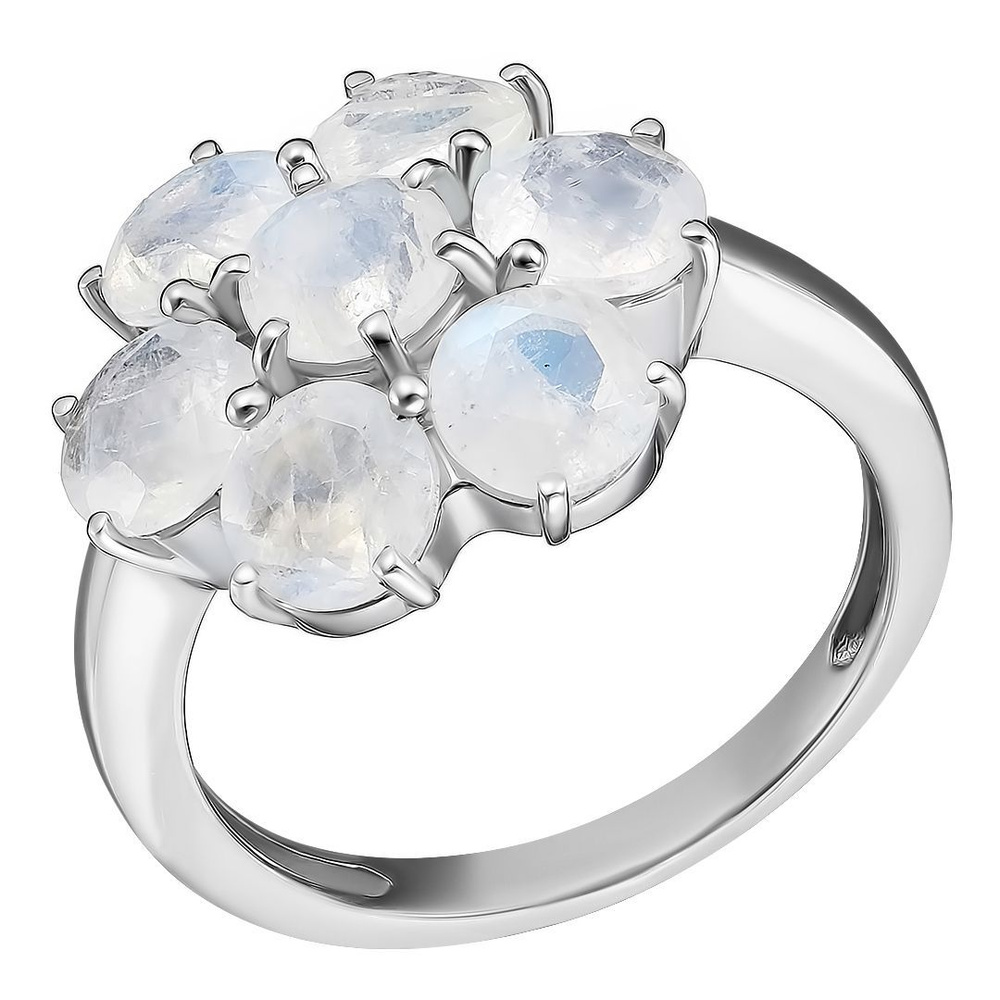 UVI Ювелирочка Кольцо серебряное с Лунным камнем - купить с доставкой ...