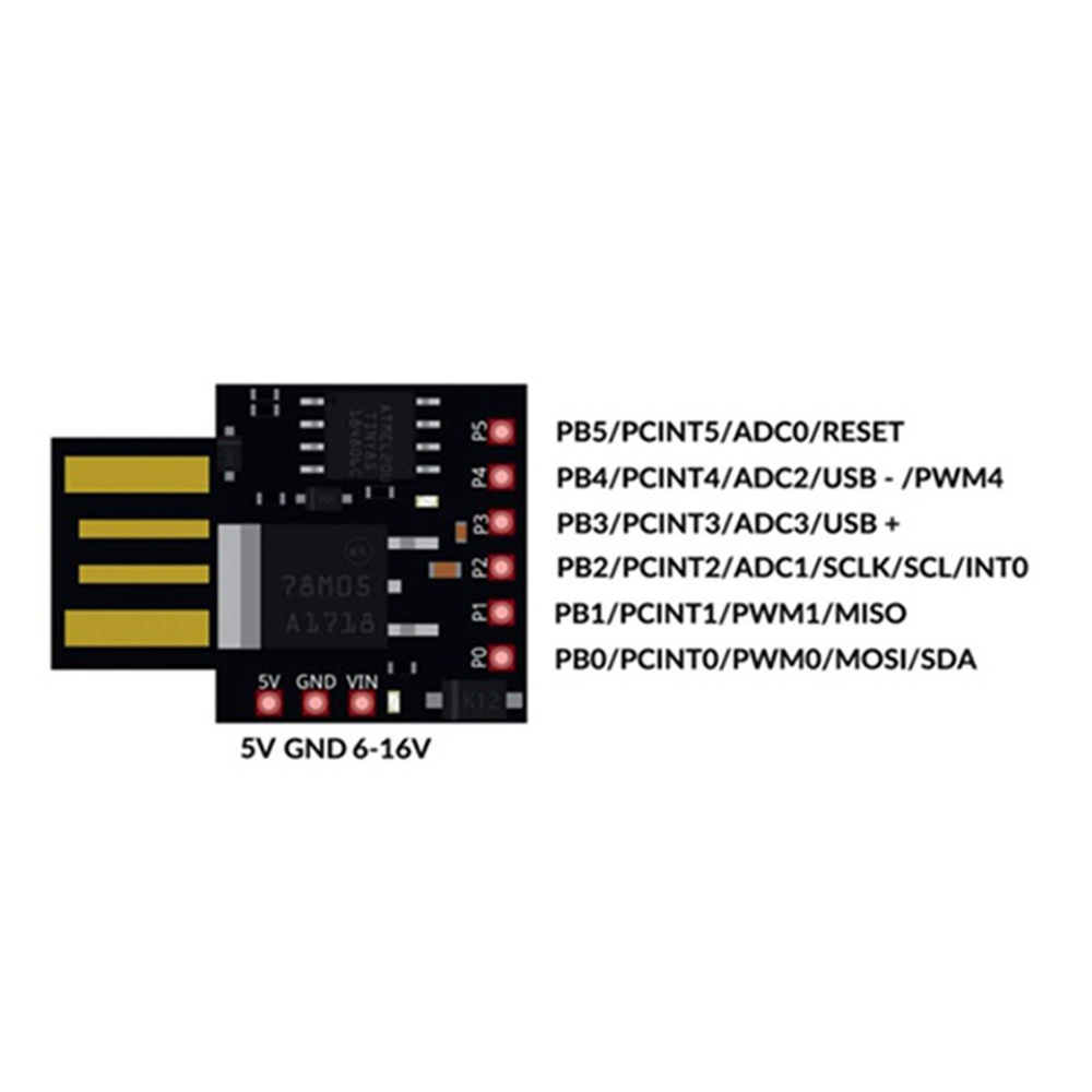 Для Attiny85 Usb плата для разработки Digispark удобный микро Usb
