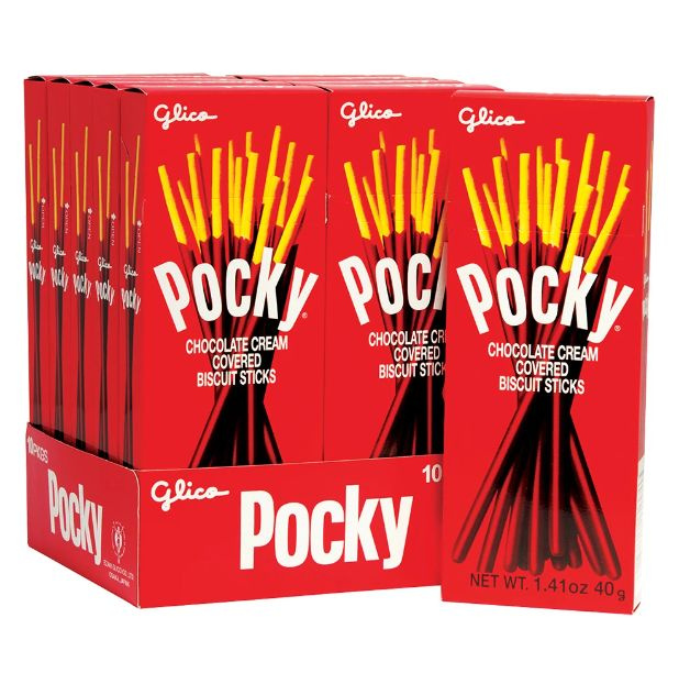 Шоколадные палочки Покки Шоколад Мини / Pocky Choco Mini 22гр 10шт ...