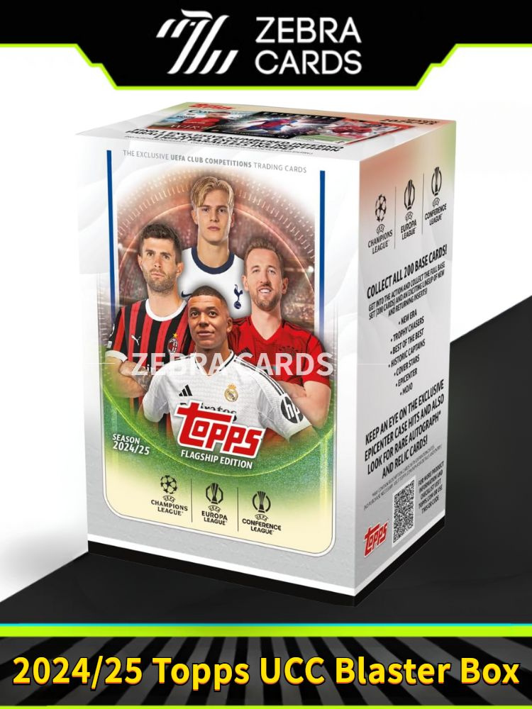 2024/25 Topps Flagship Edition UEFA Club Competitions Blaster Box Лиги ...