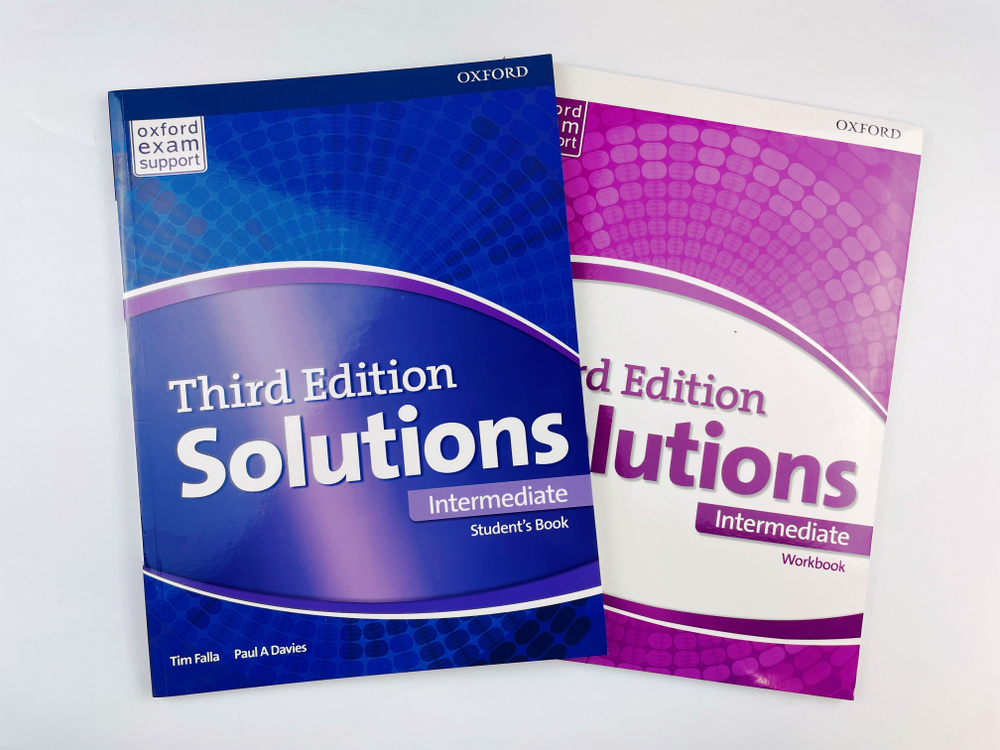 Solutions Intermediate (3-ed) набор Student's Book + Workbook with CD | Falla T., Falla Tim ...