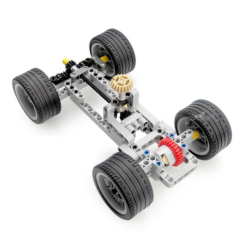 Small Particle Building Blocks MOC, шасси автомобиля,ручная сборка ...
