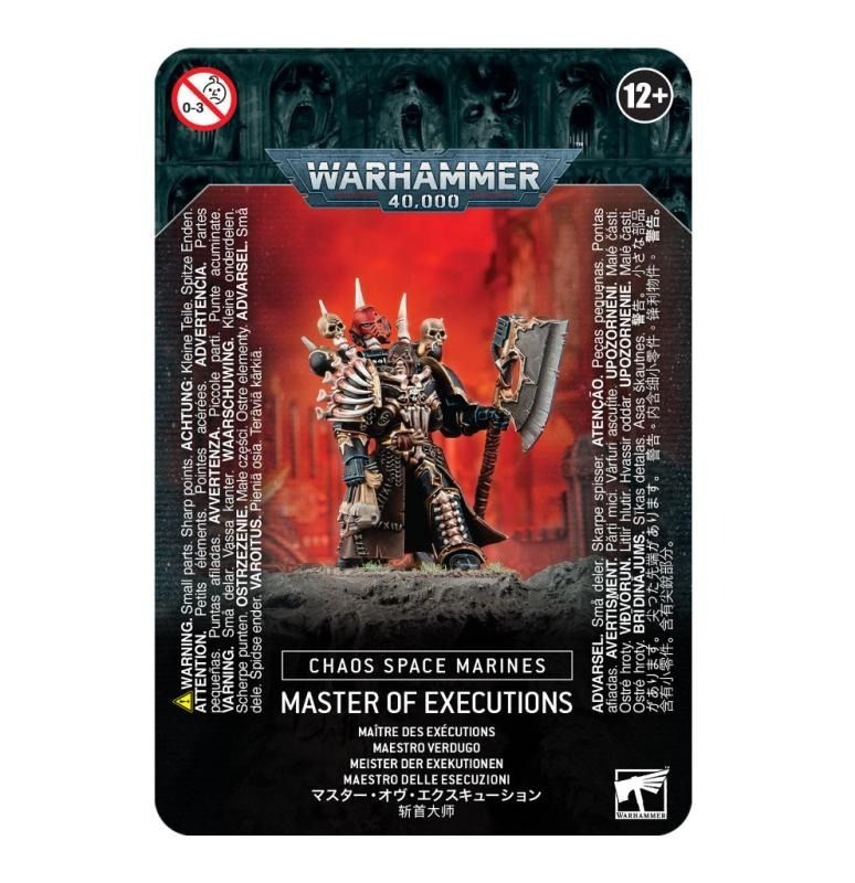 Миниатюра Warhammer 40000 Chaos Space Marines Master of Executions ...