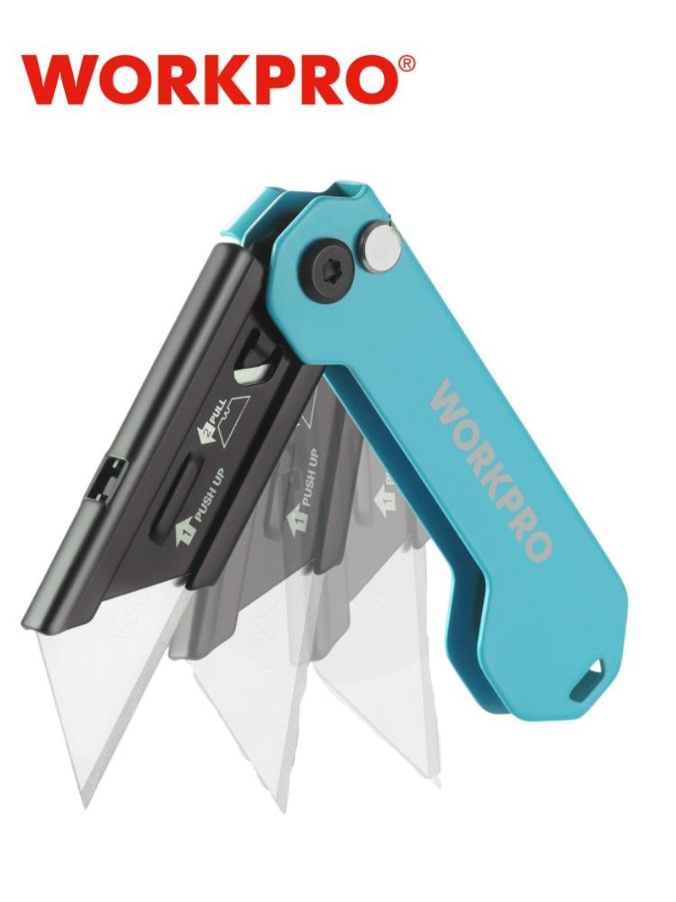 WORKPRO EDC складной нож для повседневного ношения, синий купить на OZON по низкой цене (2151727575)