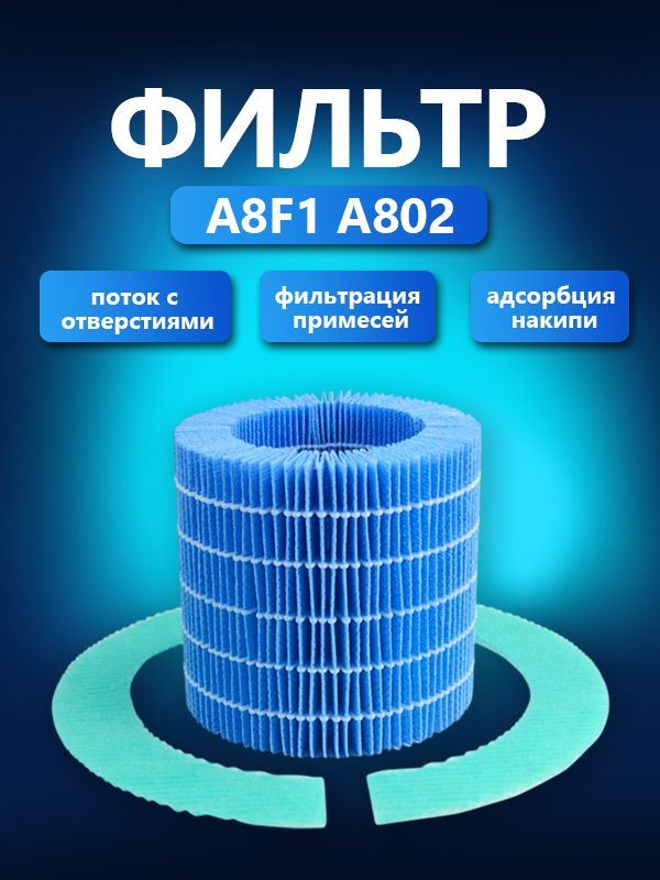 Комплект фильтров A8F1/A802 для воздухоочистителя увлажнителя Rain A802 купить на OZON по низкой ...