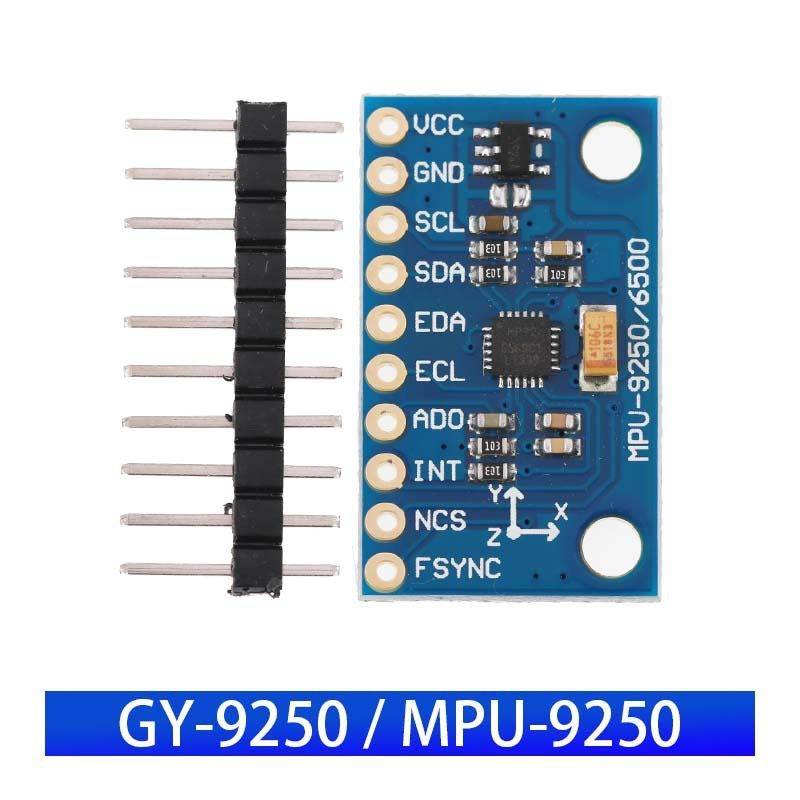 MPU-9250 -9250 9- Модуль осевого датчика связи I2C/SPI, трехосевой гироскоп + трехосный ...