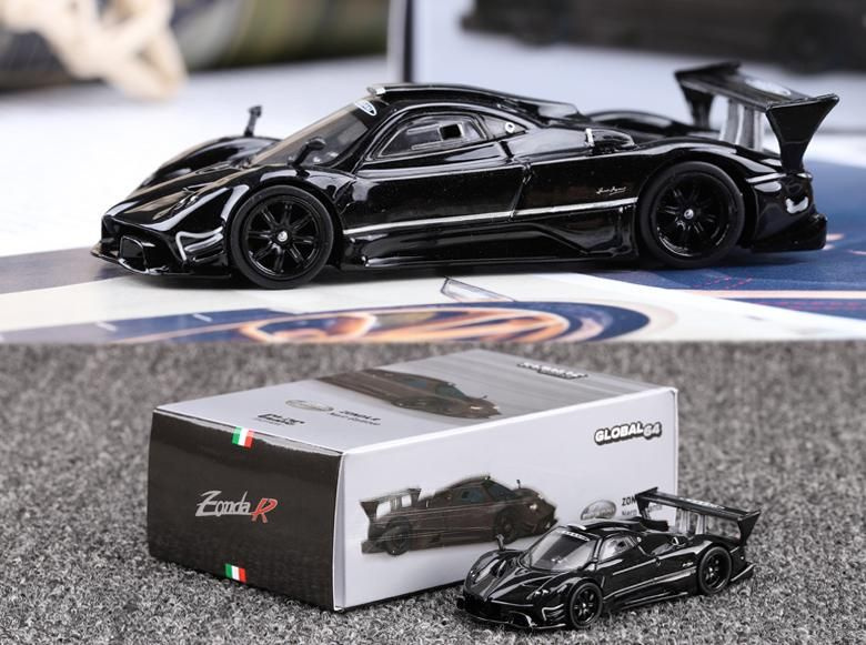 Машинка Tarmac Works TW 1/64 Pagani Zonda R Nero Galante Die-cast Alloy ...