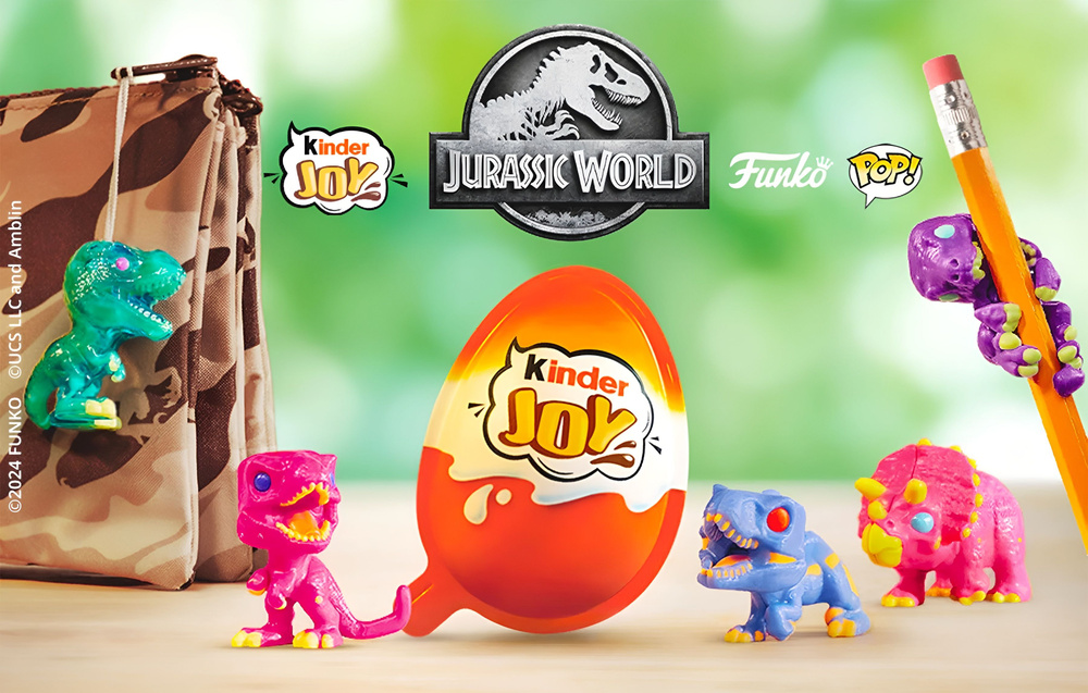 Kinder joy jurassic world, набор 3 шт. купить на OZON по низкой цене в Казахстане, Алматы ...