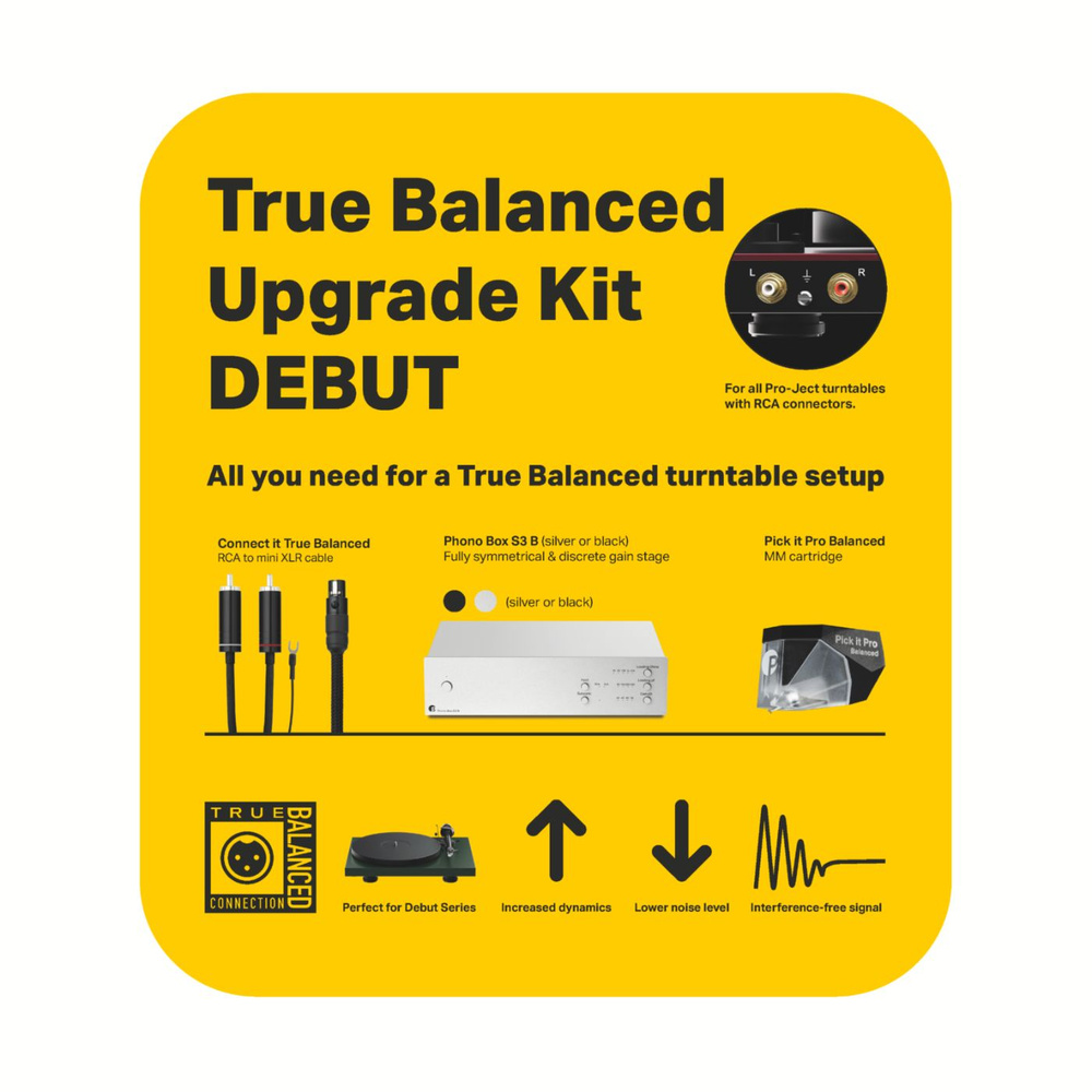 Набор Pro-Ject Upgrade Set Debut Balanced, Black купить на OZON по низкой цене (2467684944)