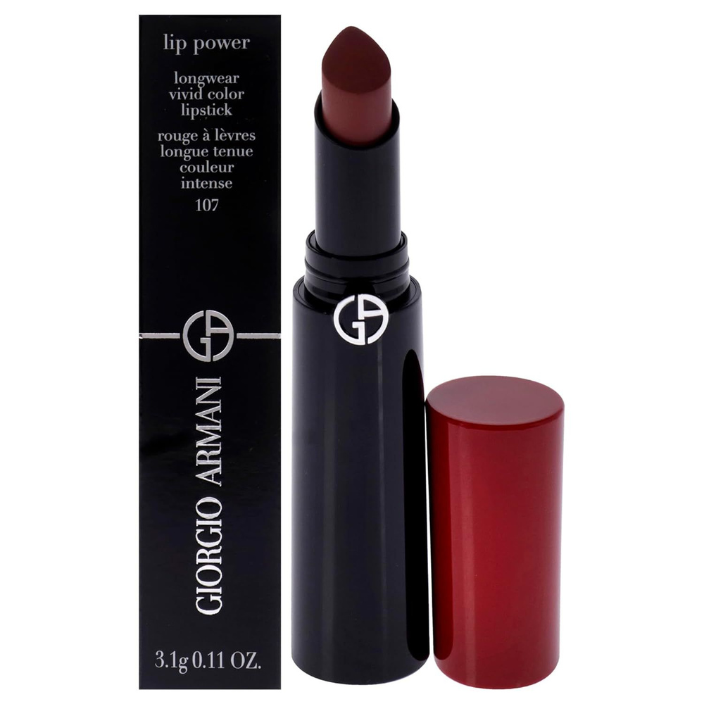 Giorgio Armani Lip Power Долгоиграющий яркий цвет Губная помада, #201 ...