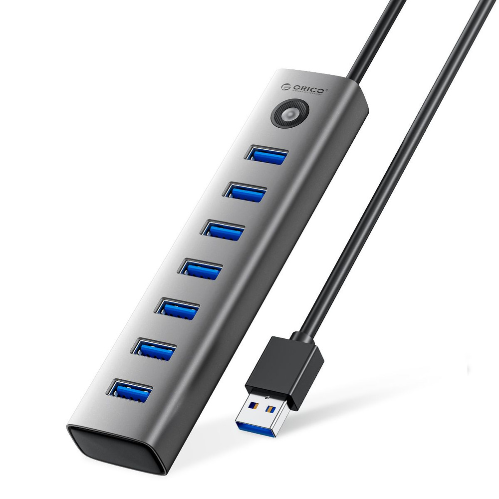 usb разветвитель ORICO CL7U-U3 USB 3.0 хаб USB, 7порта USB-A, 5V3A USB ...