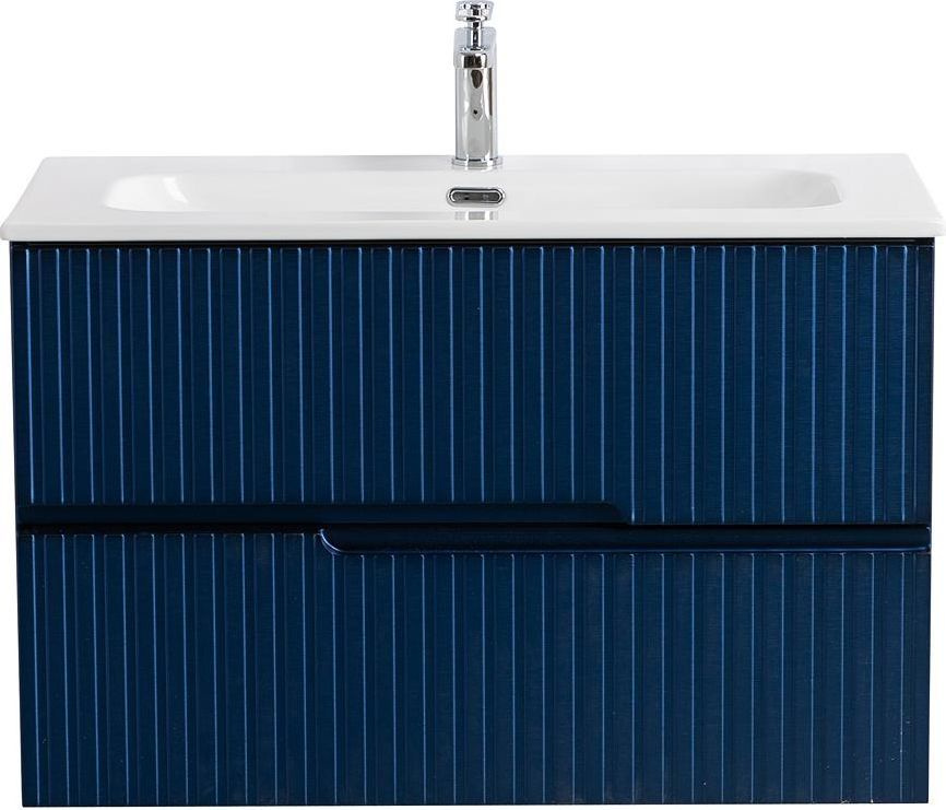 Тумба с раковиной Cezares Duet 80 DUET-N-800-2C-SO-SPF-P сапфир купить ...