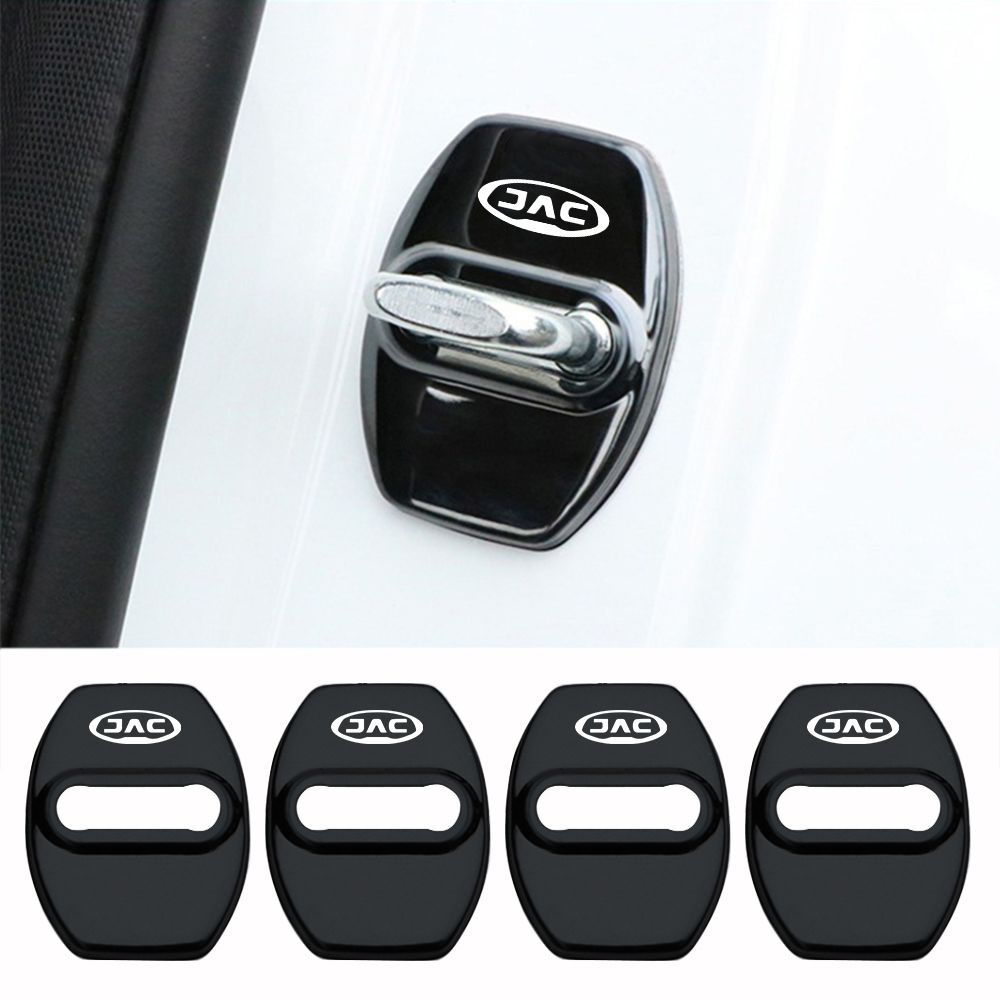 4 шт. крышка дверного замка автомобиля из нержавеющей стали для JAC JS3 ...