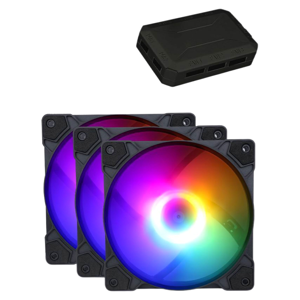 Комплект вентиляторов для корпуса SAMA BLB 3 IN 1 Addressable RGB PC ...