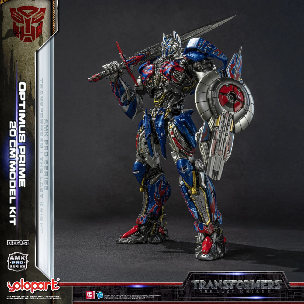 Трансформеры Игрушка Yolopark Transformers: The Last Knight AMK PRO Series 20cm Optimus Prime ...