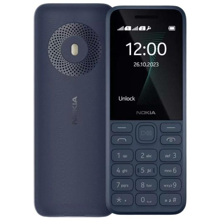 Мобильный кнопочный телефон NOKIA 130 (2023) TA-1576 DS, темно-синий ...