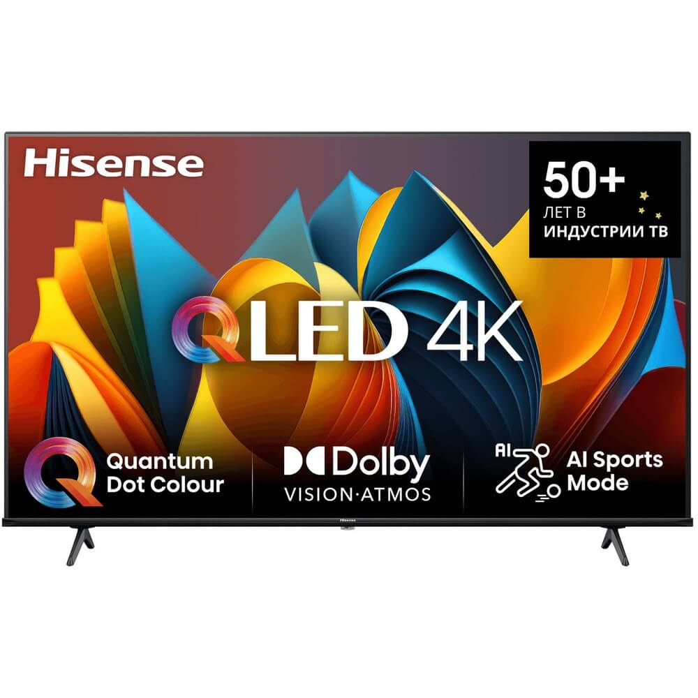 Hisense Телевизор 50E7NQ (2024) QLED Smart TV 50" 4K UHD, черный купить ...