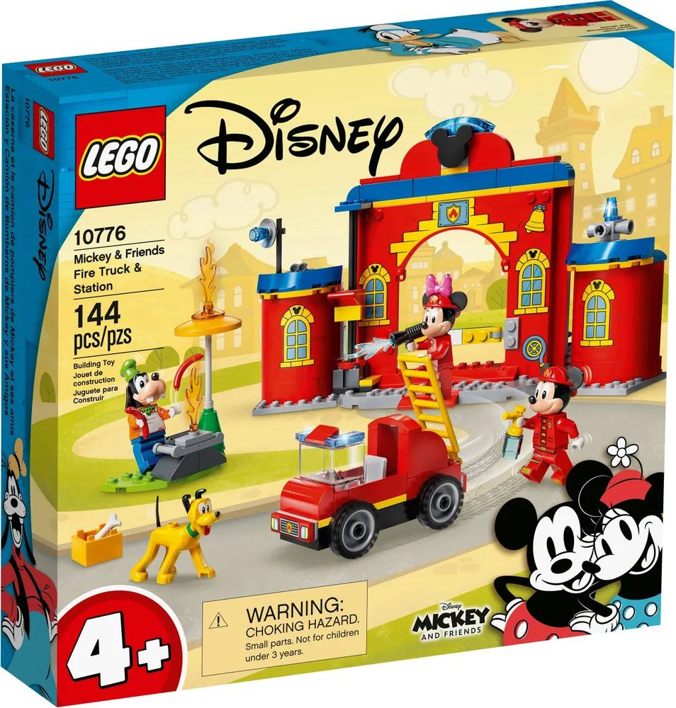 Конструктор LEGO Mickey & Friends 10776 Пожарная часть и машина Микки и ...