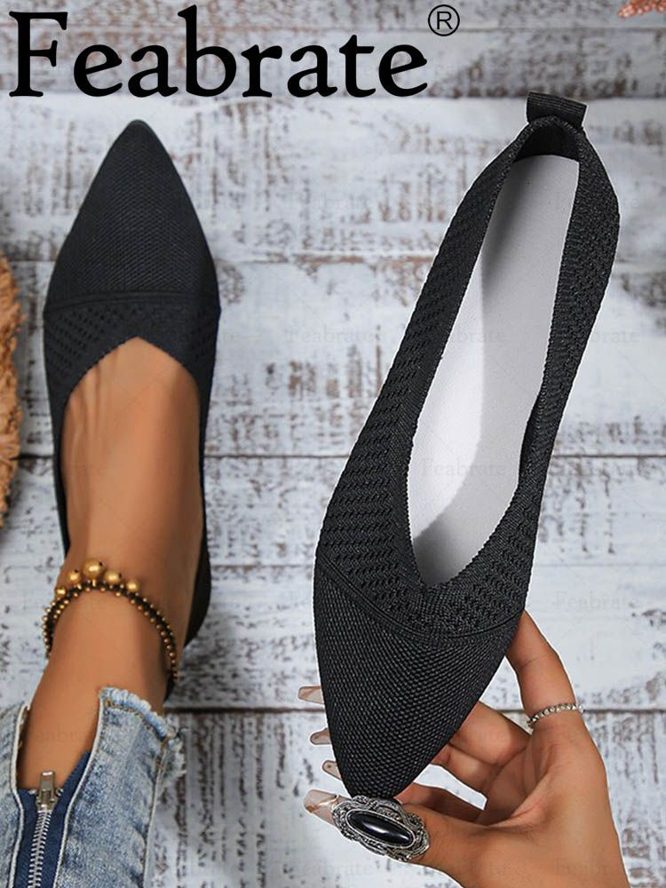 Лоферы Женский Feabrate черный, размер 39 Без каблука На любой сезон Пряжка купить c доставкой ...