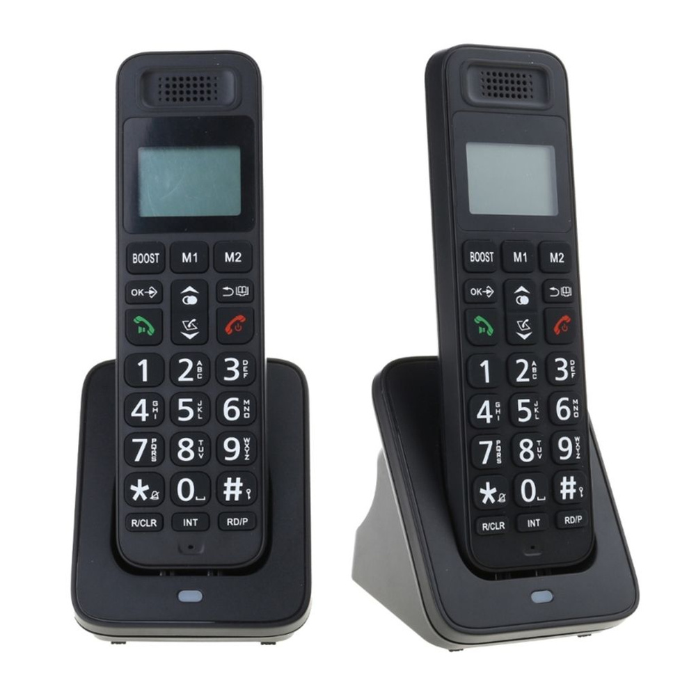 Телефон D1018 с двумя трубками DECT купить на OZON по низкой цене ...