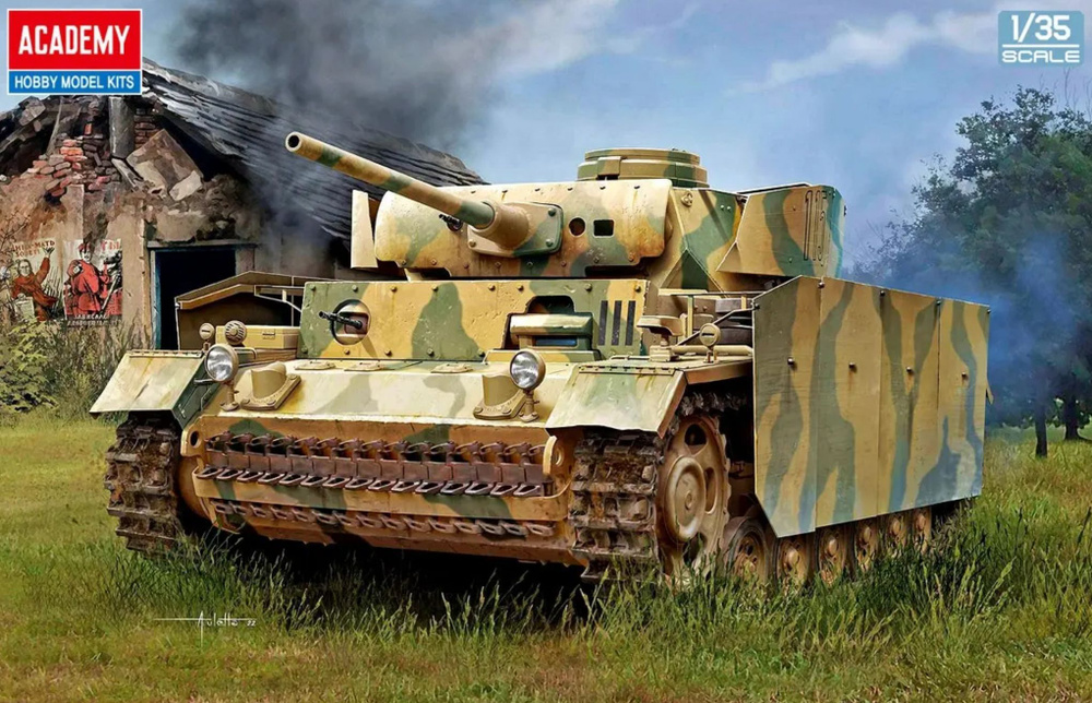 Academy 13545 1/35 Panzer III Ausf. Battle of Kursk сборная модель ...