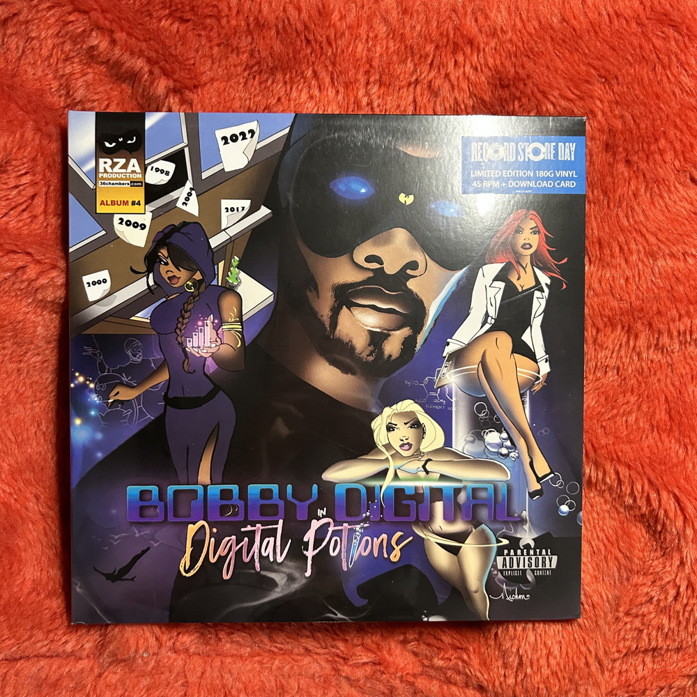 Винил RZA / Bobby Digital - Digital Potions LP, 45 RPM (Limited Edition Of 3000) Wu-Tang Clan ...