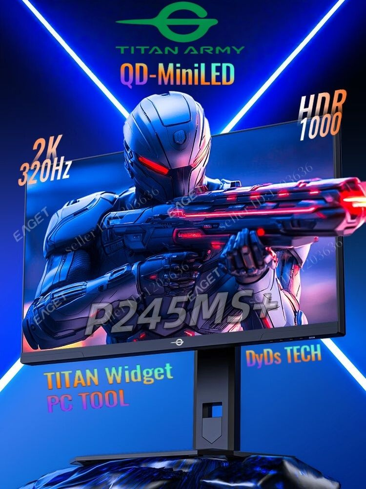 Titan Army 24.5" Монитор Titan Army P245MS+, Монитор, 2K 320Hz/QD ...