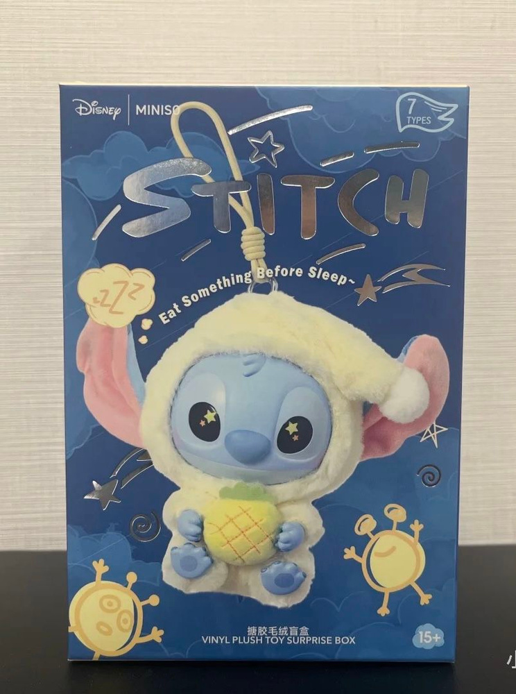 Лабубу Стич Labubu Stich Игрушка сюрприз Blind Box miniso stitch Оригинал купить на OZON по ...