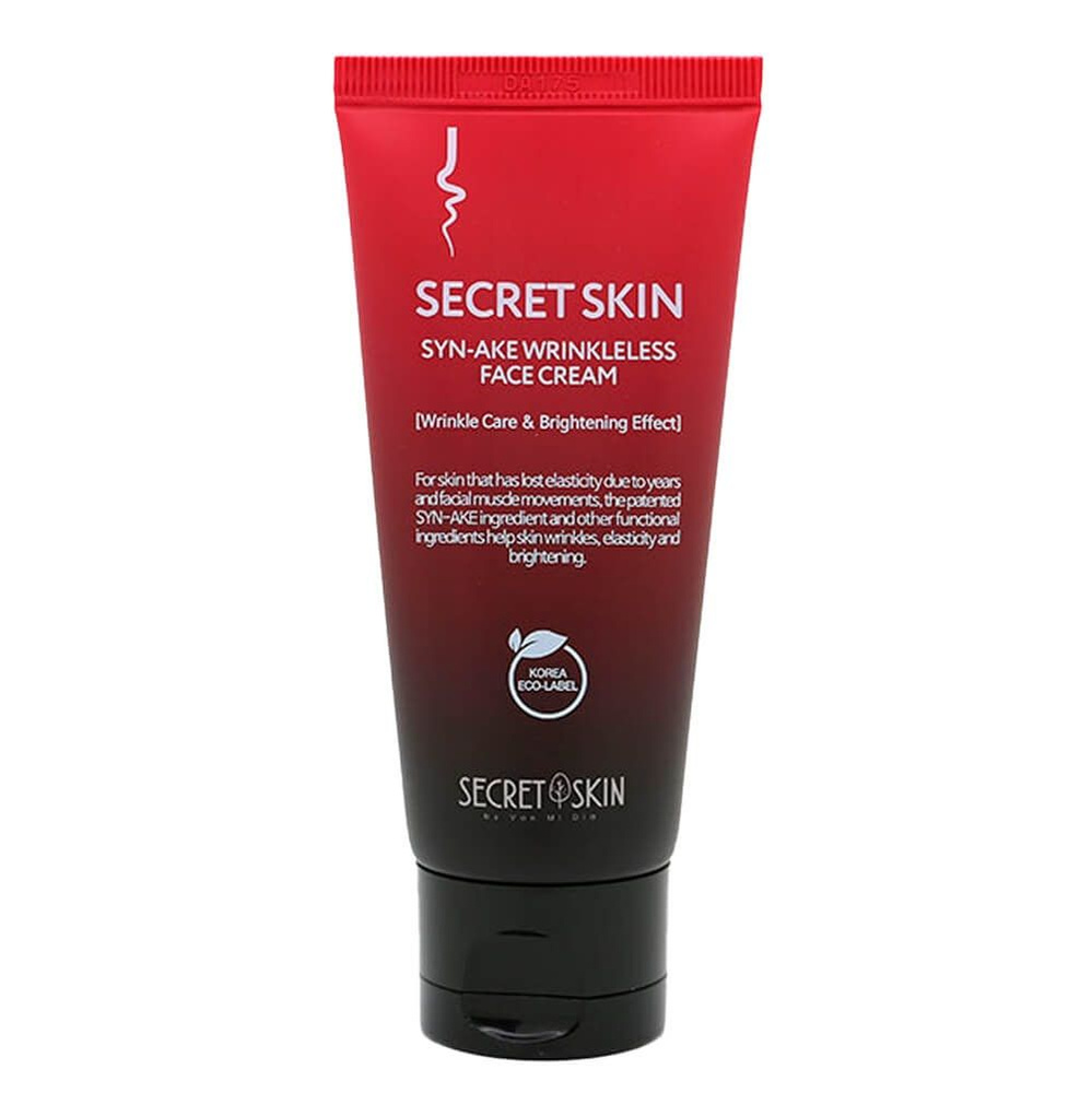 Крем для лица со змеиным пептидом Secret Skin Syn-ake Wrinkleless Face ...