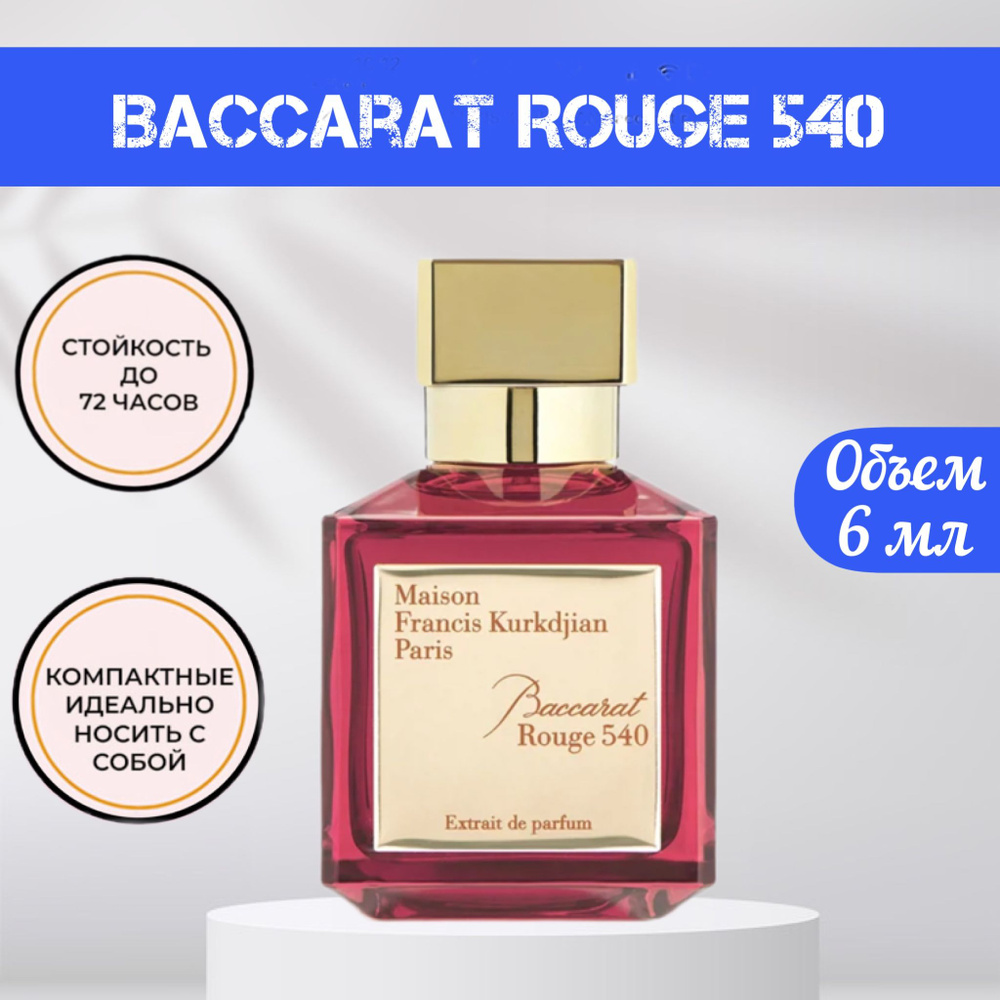 Baccarat Rouge 540 6 мл Баккарат 540 / духи женские мужские купить на ...