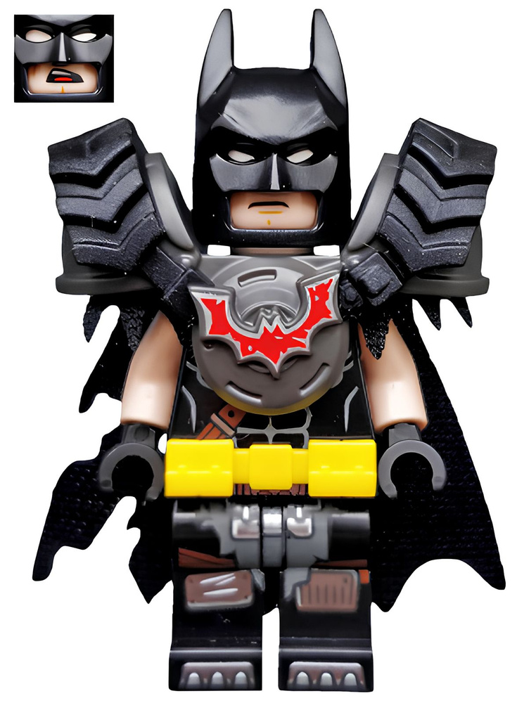 Минифигурка LEGO Batman - Battle Ready, Tire Armor, Tattered Cape ...