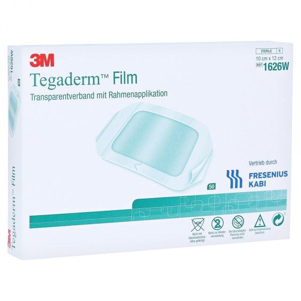 Tegaderm Film 1626W 10х12 см пластырь прозрачный пленочный для закрытия ...