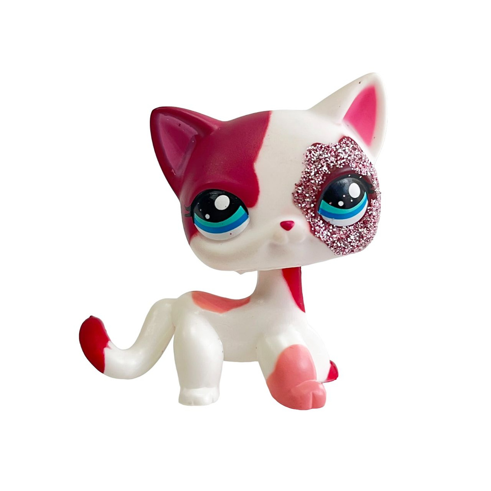 Littlest Pet Shop кошка LPS 2291 У розового котенка пара блестящих глаз ...