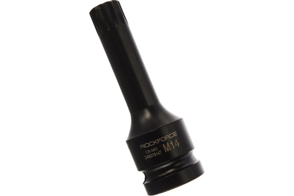 Головка-бита SPLINE ударная M14 с отверстием, 1/2" ROCKFORCE купить на ...