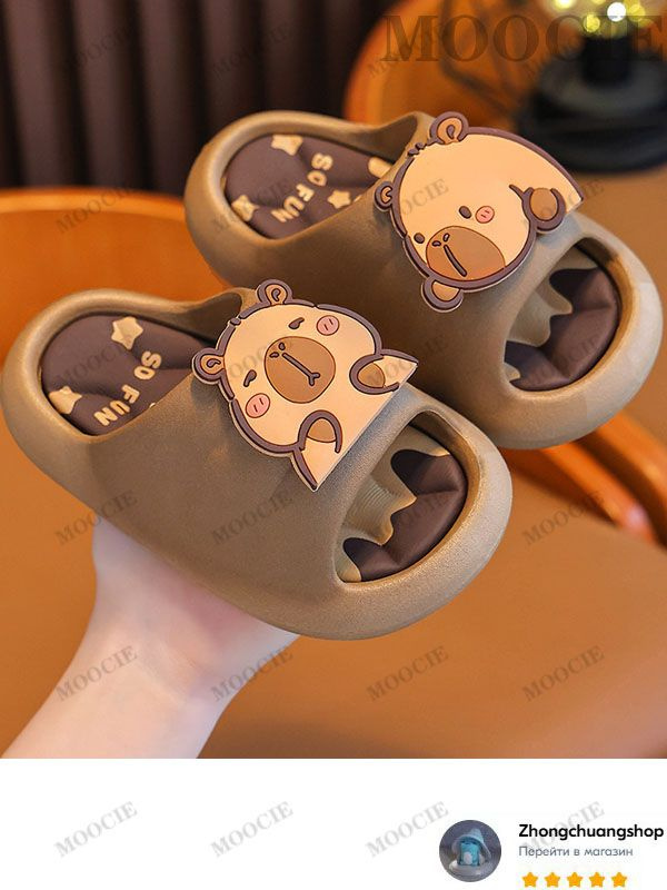 Босоножки Девочки, Мальчики MOOCIE Без каблука EVA, размер 34, 35 Толстая подошва Лето Без ...