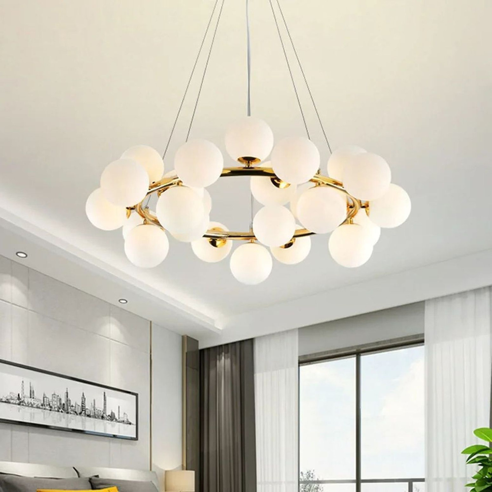 Люстра подвесная с регулировкой высоты 8899-25(GD) купить на OZON по низкой цене (1528203631)