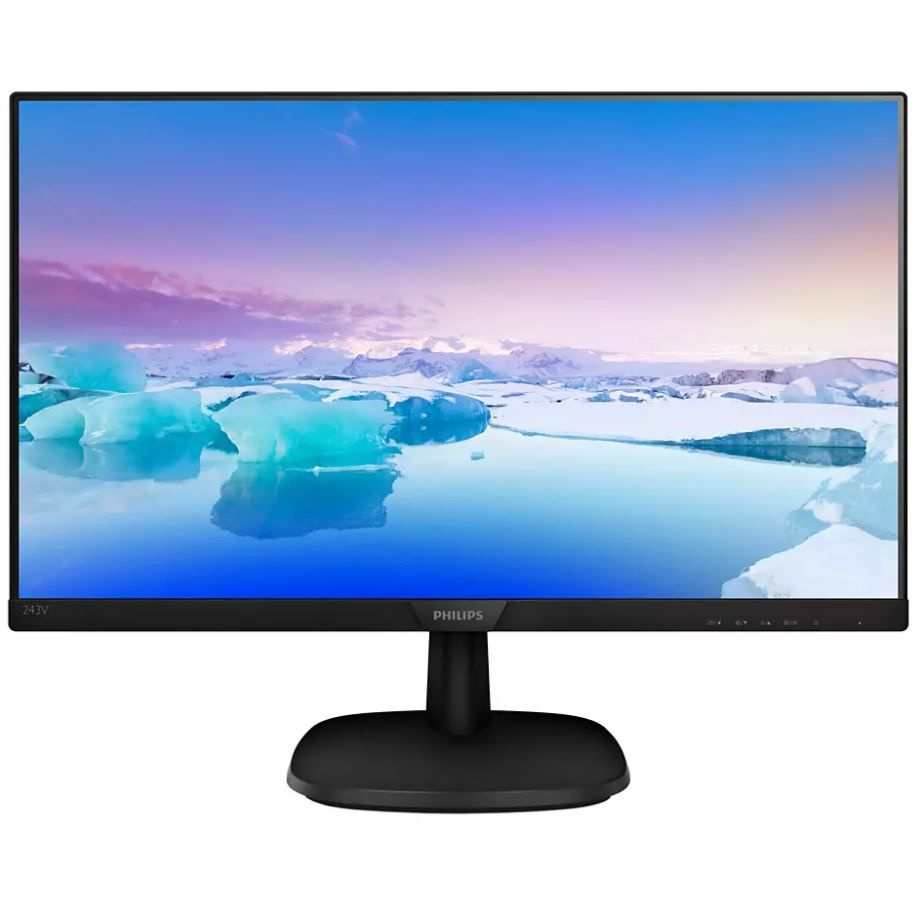 Монитор Philips 23.8" 243V7QDSB/00(01) Black (IPS, 1920x1080, 75Hz, 4 ...