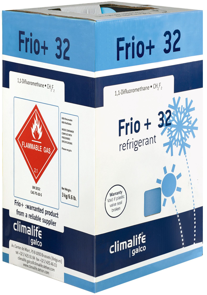 Frio+ R-32 (хладагент R32 9,5 кг) - купить с доставкой по выгодным ...
