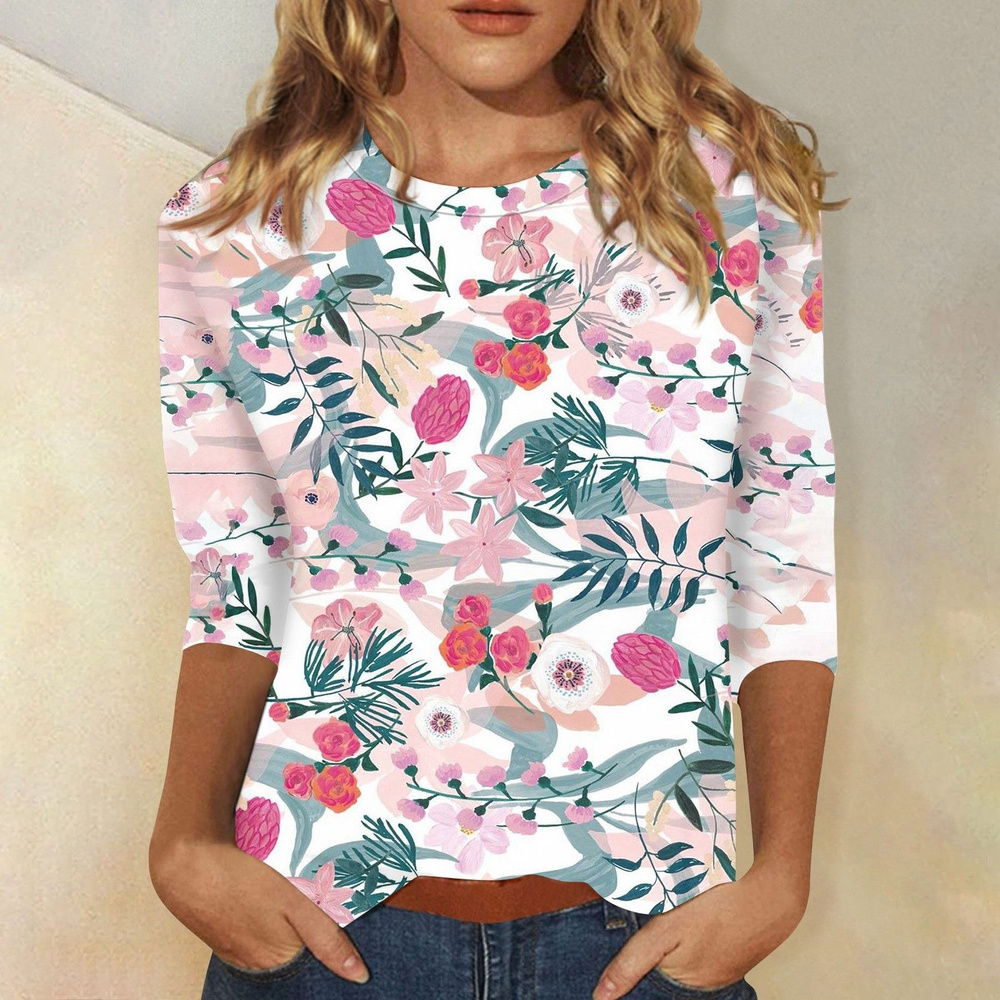 Лонгслив Женский HXD розовый Длинный, размер 52 Полиэфир, Хлопок Офисный/школьный купить c ...