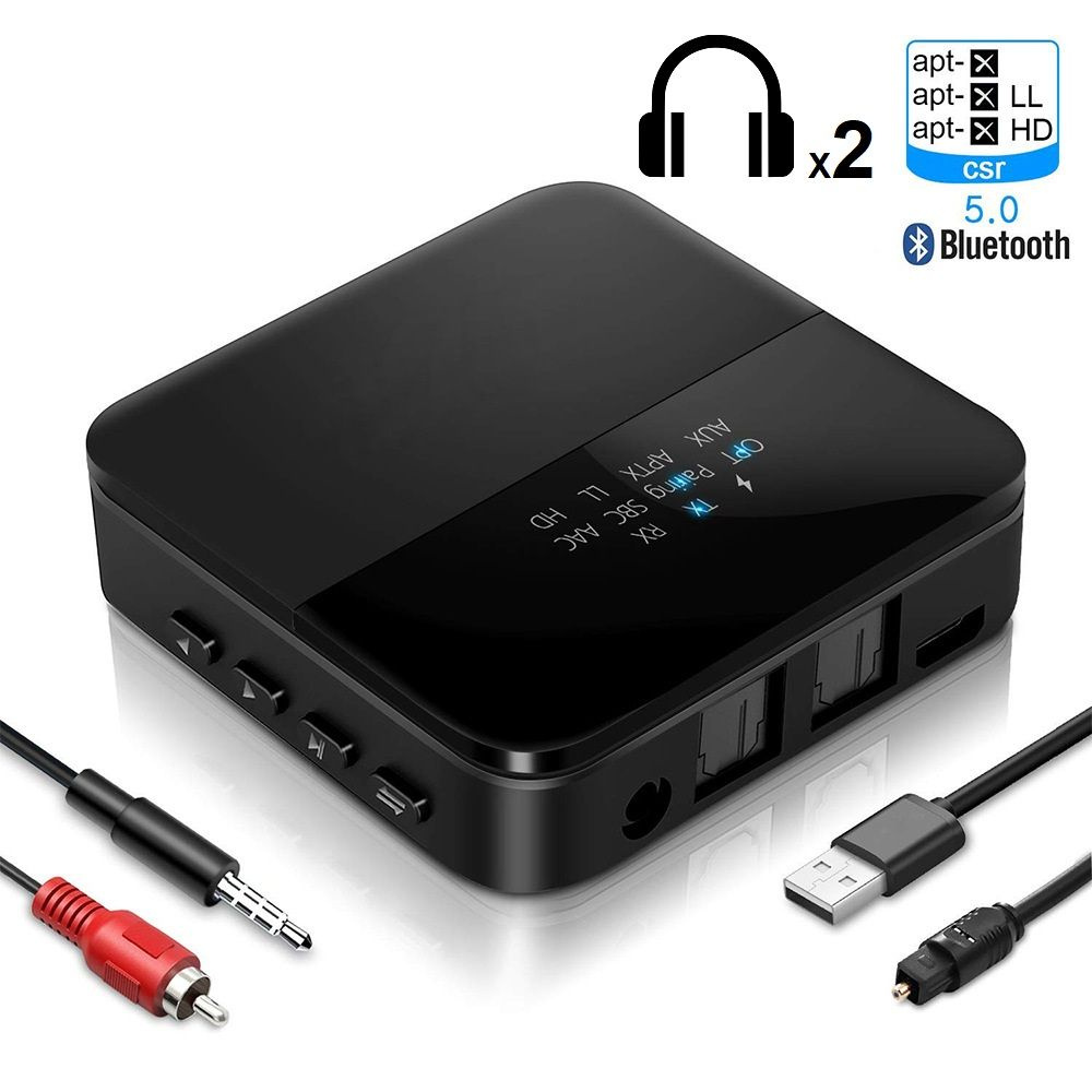 Адаптер Bluetooth Трансмиттер Ресивер (приёмник/передатчик аудио ...