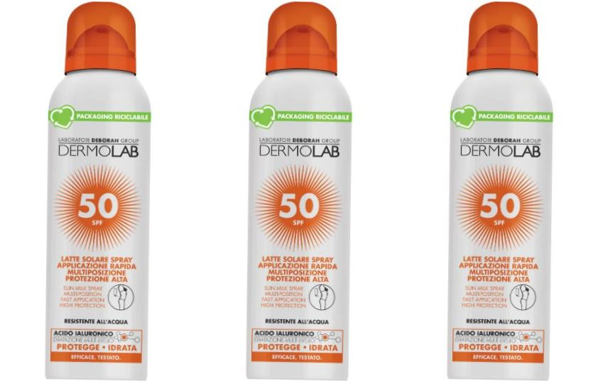 Dermolab Солнцезащитное молочко-спрей для лица и тела Deborah Sun Milk ...